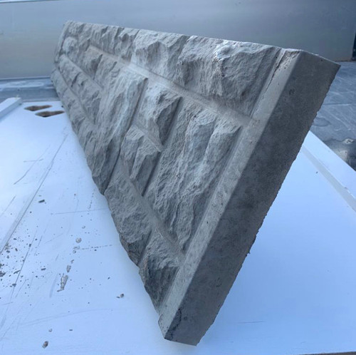 Concrete Rock Faced Gravel Board | Addeco| Stoke-on-Trent