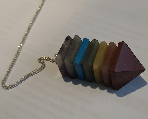 7 Chakra Bonded Pyramid Pendulum | Unity in Lynnwood