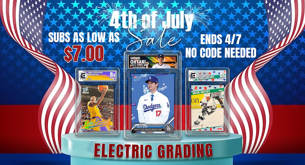 Sports Card Grading | Electric Card Grading