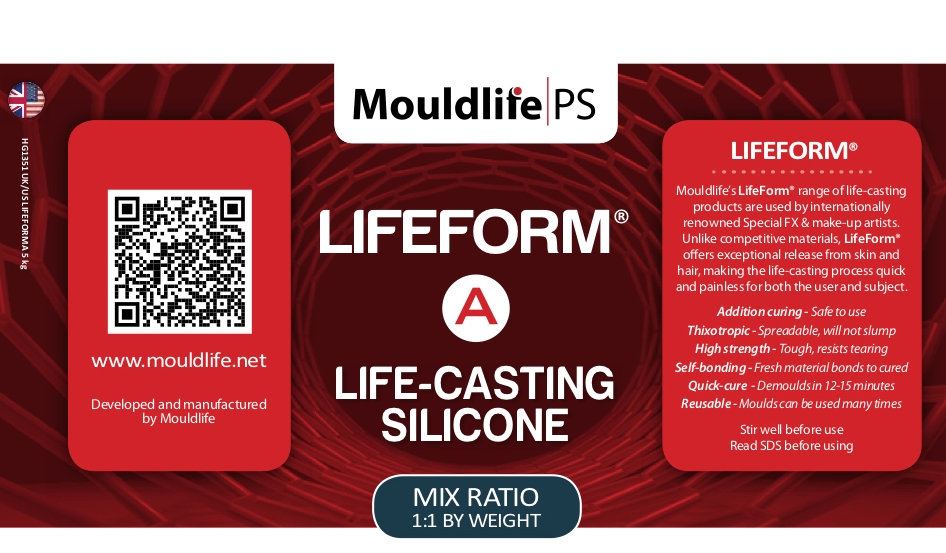 LifeCasting Silicone LifeForm Kit Standard Set | Mouldlife US Inc