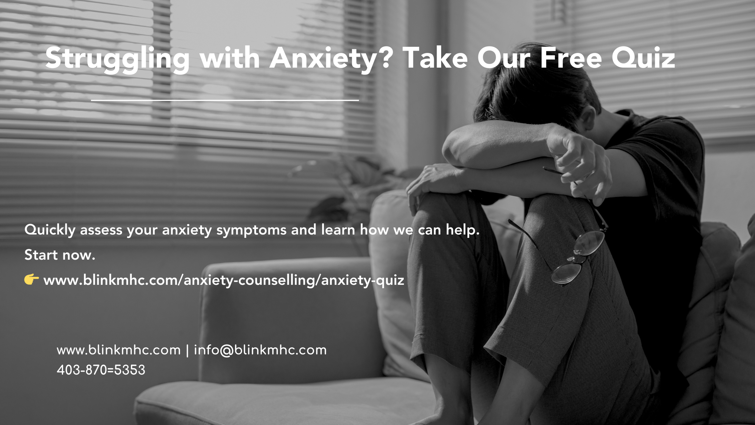 Anxiety Quiz | Self-Assessment by Blink Integrative Mental Health Calgary