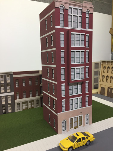 Cameron Apartments 6-Story O Scale Built-up Building | Todd ...