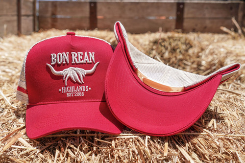 Trucker Cap - Red | Bon Rean Highlands