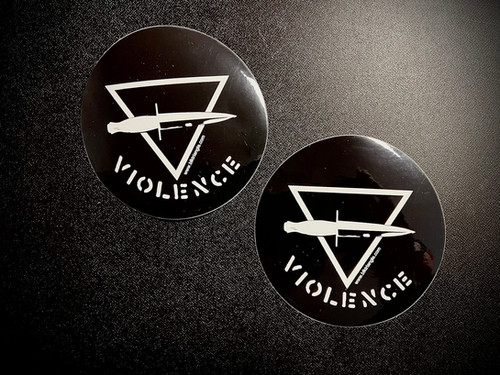 4" Violence Sticker | Mysite