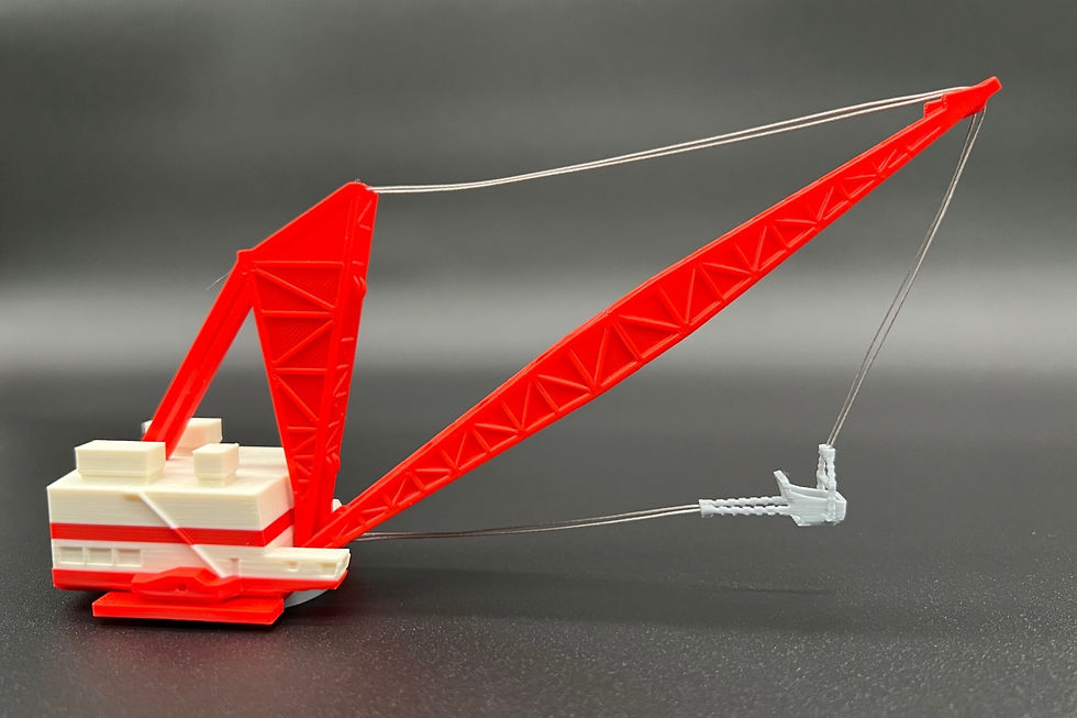 Micro Miner 8200 Dragline | Scale Model Mining