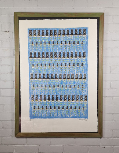 Alison Reed - Floral Abstract (1998). Lithographic Print. | M Cross ...