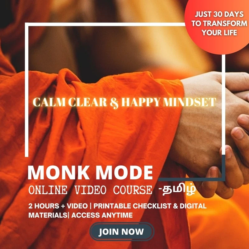 Monk Mode Lite - Calm, Clear and Happy Mindset | Epicrecap