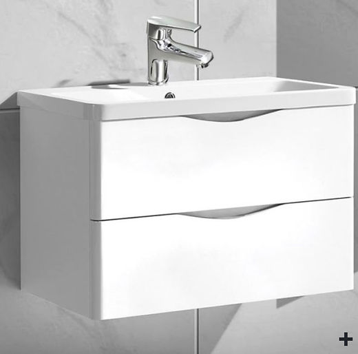 White gloss sink unit store