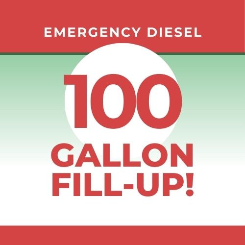 Emergency 100 Gallon Diesel Delivery | Gas Dash