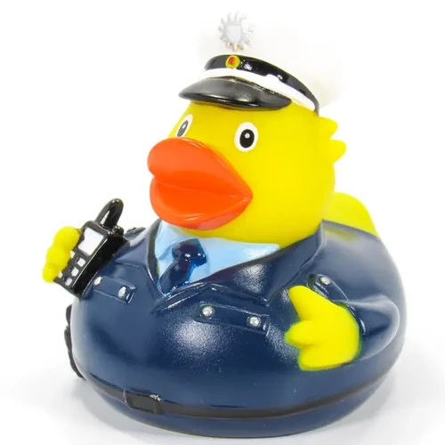 Police Officer Rubber Duck (Blue Uniform) | Wicked Ducks