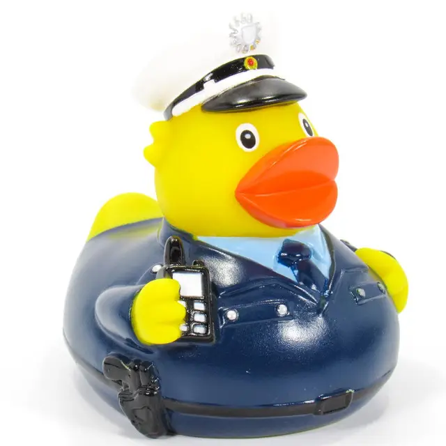Police Officer Rubber Duck (Blue Uniform) | Wicked Ducks