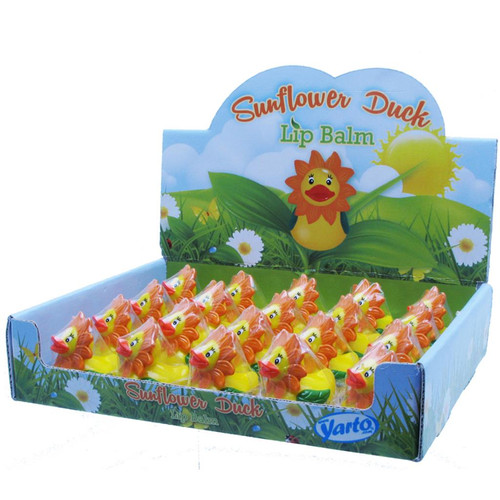 Sunflower Rubber Duck Lip Balm | Wicked Ducks