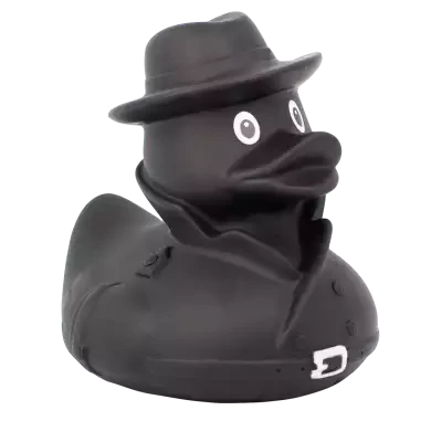 Shadow Man Rubber Duck | Wicked Ducks