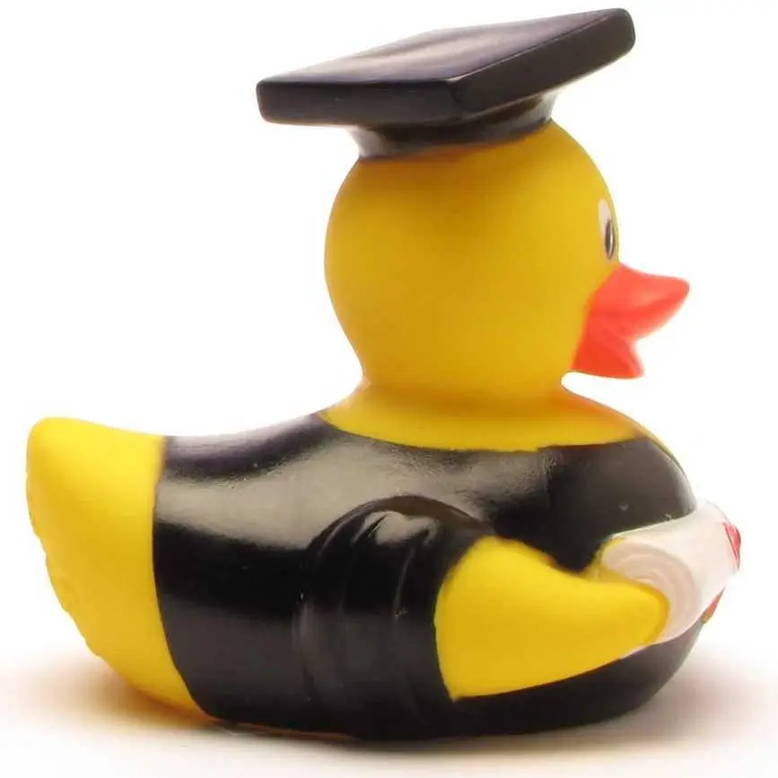 Graduate Rubber Duck with Diploma | Wicked Ducks
