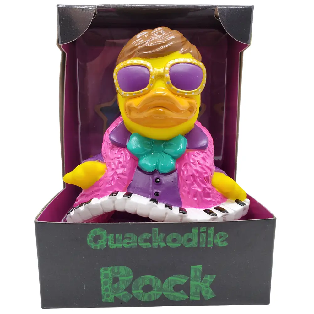 Quackodile Flock Rubber Duck | Wicked Ducks