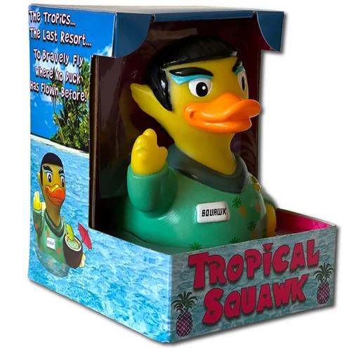 Tropical Squawk Rubber Duck | Wicked Ducks