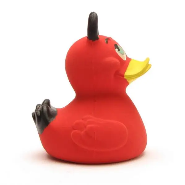 Red Devil 100% Natural Rubber Duck | Wicked Ducks
