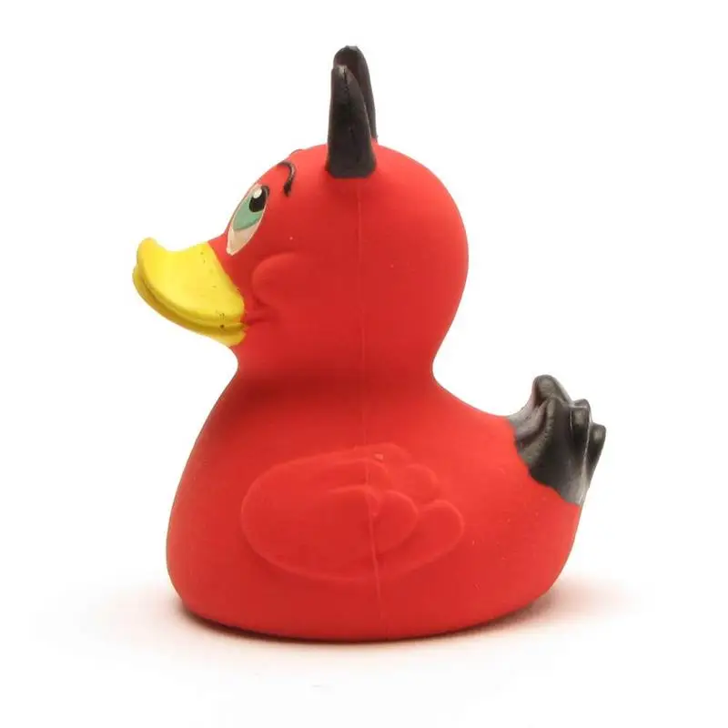 Red Devil 100% Natural Rubber Duck | Wicked Ducks