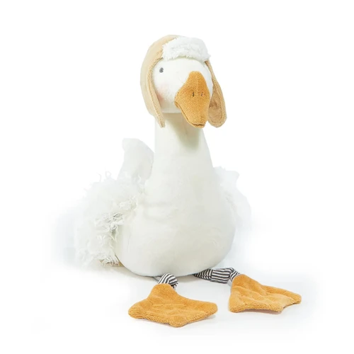 Avery the Aviator Snow Goose Plush | Wicked Ducks