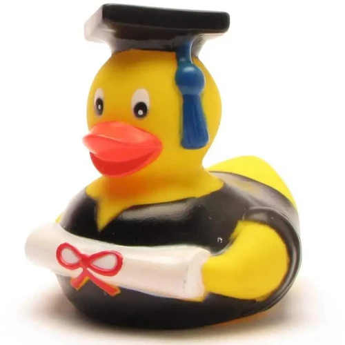 Graduate Rubber Duck with Diploma | Wicked Ducks