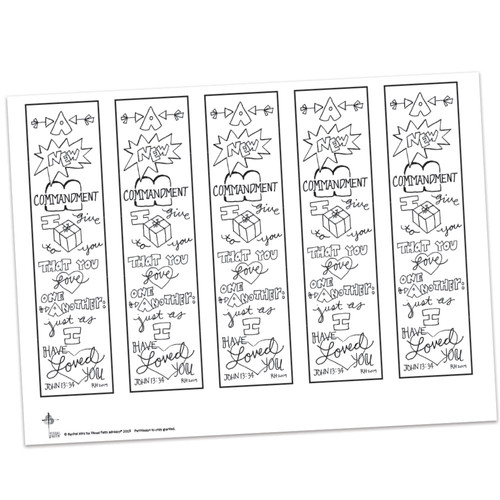 John 13:34 Bible Margin by Rachel Hinz | Visual Faith Min