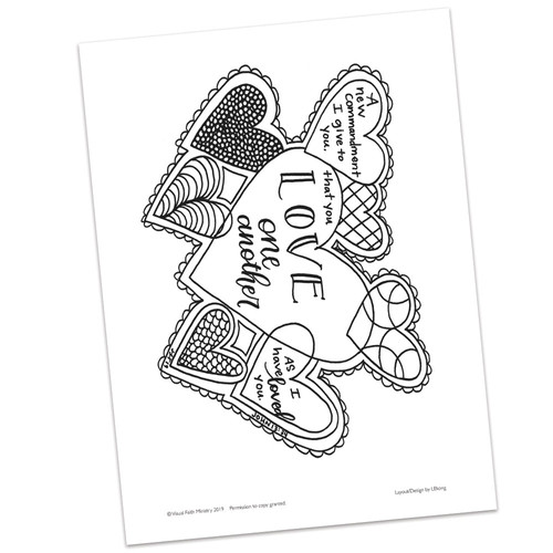 John 13:34 HS by Jame Truwe | Visual Faith Min