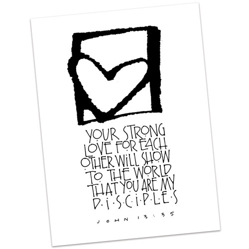 John 13:35 by Sally Beck | Visual Faith Min