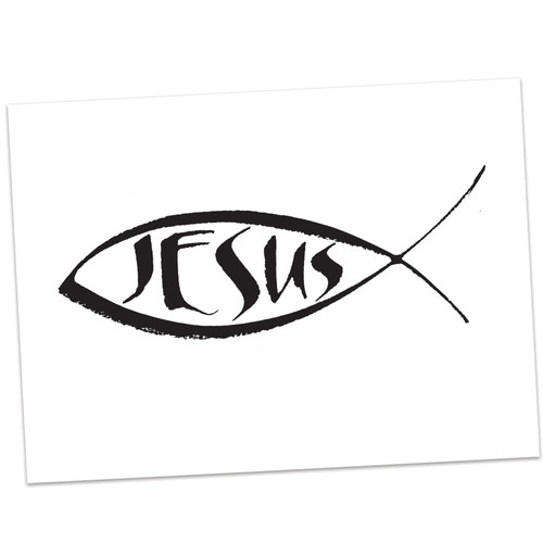 Jesus (Fish Symbol) by Sally Beck | Visual Faith Min
