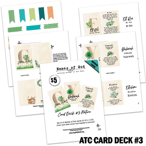 Names of God - ATC Card Deck #3: Nature | Visual Faith Min