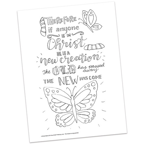 2 Corinthians 5:17 HS by Emily Adams | Visual Faith Min