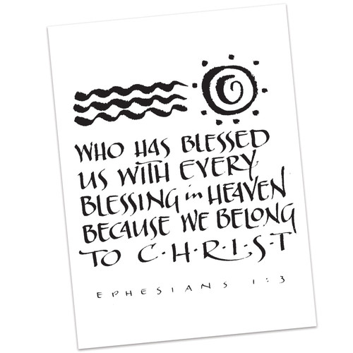 Ephesians 1:3 by Sally Beck | Visual Faith Min