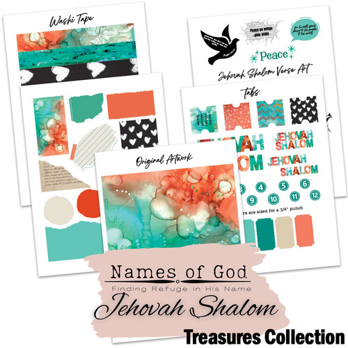 Ephemera Treasures Collection - Jehovah Shalom | Visual Faith Min