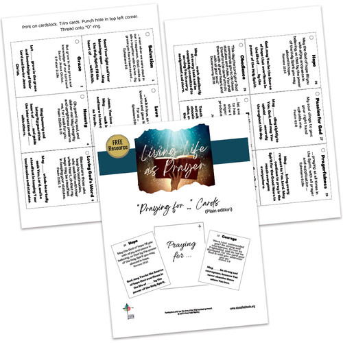 Praying for ... Cards - Plain | Visual Faith Min