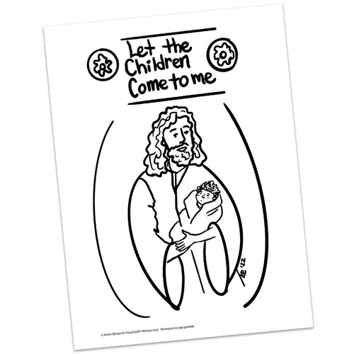 Luke 18:16 HS by Kristin Ehman | Visual Faith Min
