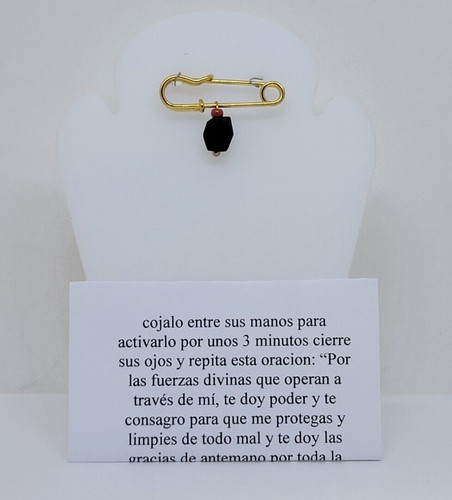 AZABACHE ORIGINAL CON PIN AJUSTABLE / AZABACHE PIN ORIGINAL ADJUSTABLE ...