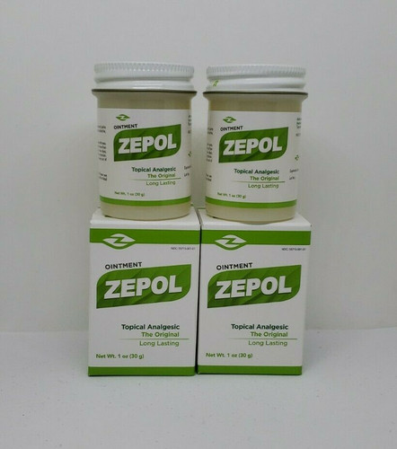 ZEPOL 2 PCS 1oz UNGUENTO FROTACION RESFRIOS DOLORES MUSCULARES ON SALE ...