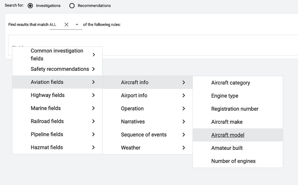Accident Database Search