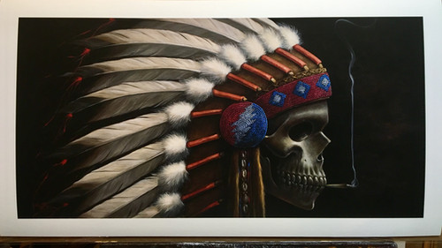 "Head Chief" | Richard Biffle Art