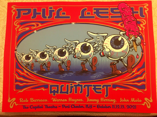 2021 "Phil Lesh Quintet" Artist Proof Screen-Prints | Richard Biffle Art