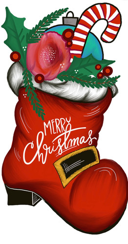 Santa boot print | Jeff Tadsen Art