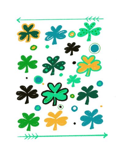 Multi-shamrock Print | Jeff Tadsen Art