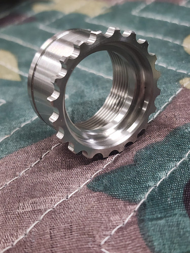 Titanium barrel nut | Mayhem Machine tool