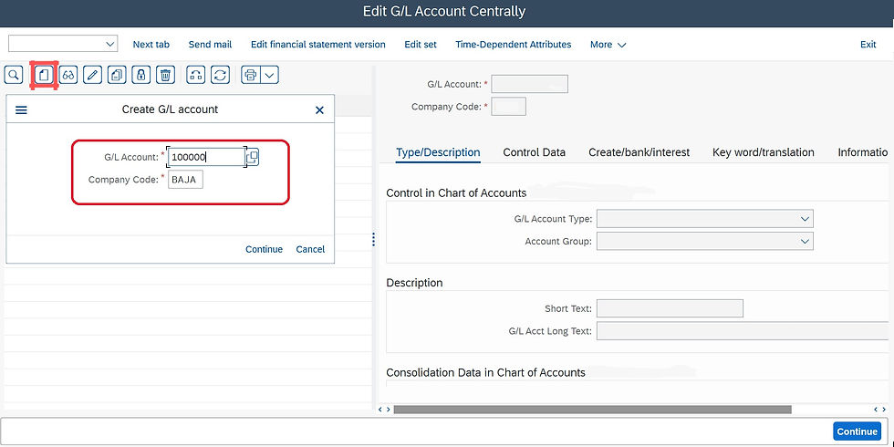 General Ledger (GL) Master Data in SAP FICO