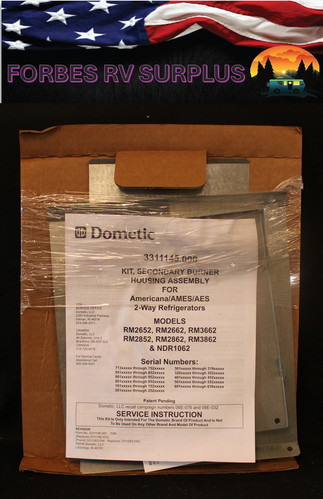 Dometic 3311145.000 2 Way Refrigerator Secondary Burner Housing Kit ...