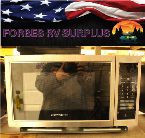 Greystone Built-In RV Microwave - 900 Watts - 0.9 Cu Ft - Stainless ...