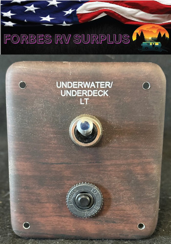 South Bay Pontoon Boat Switch Panel 64771 | 3 x 3 1/2 Inch Woodgrain ...