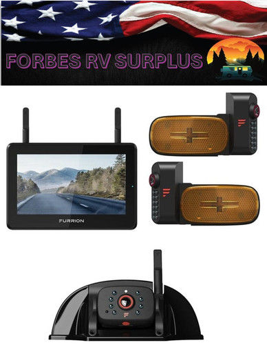 Furrion Vision S®+ RV Backup Camera System - 5" Monitor, Side Cameras ...