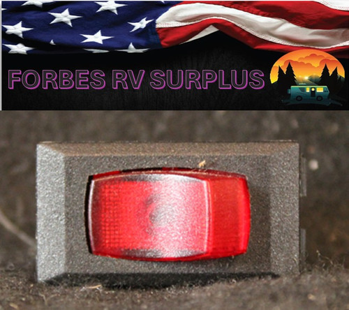 Sigma Switches Rocker Switch with Red Light, Black (5pkg) | Forbes RV ...