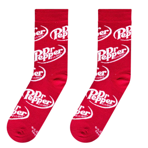 Dr. Pepper Graphic Socks | My Site