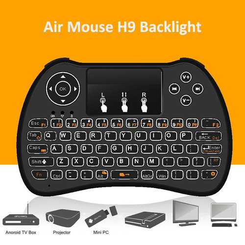 H9 Backlit Keyboard/Air Mouse | techdivision.tv